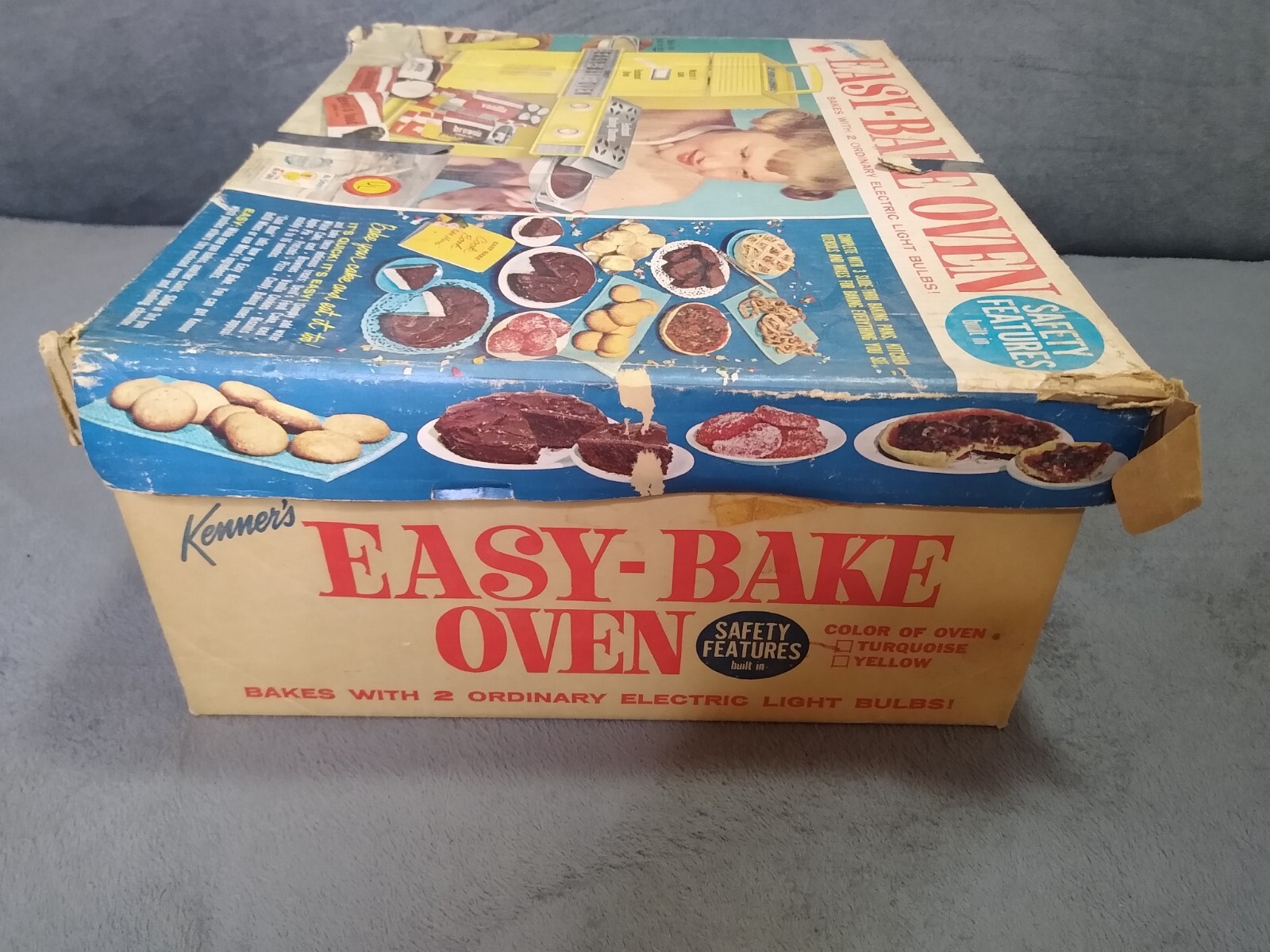 60s-70s Kenner Easy Bake Oven Original Box Plus Extras Light Does Come ...