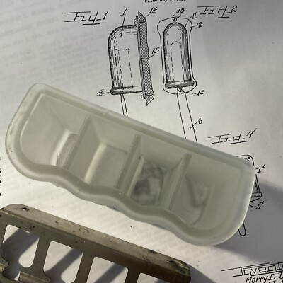 Vintage Toothbrush Holder Wall Mount Late 1920’s Art Deco Glass/steel ...