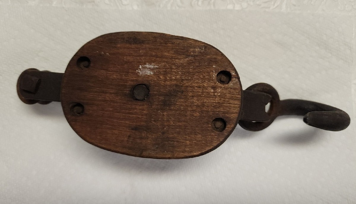 Wooden Anvil Block Vintage Small Iron Anvil Mounted On Wooden Block