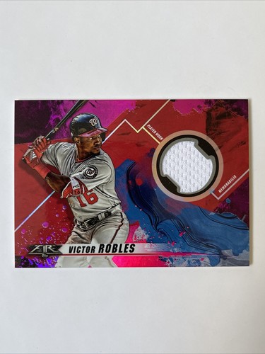 2019 Topps Fire Fire Relics Magenta /25 Victor Robles #FR-VR | eBay