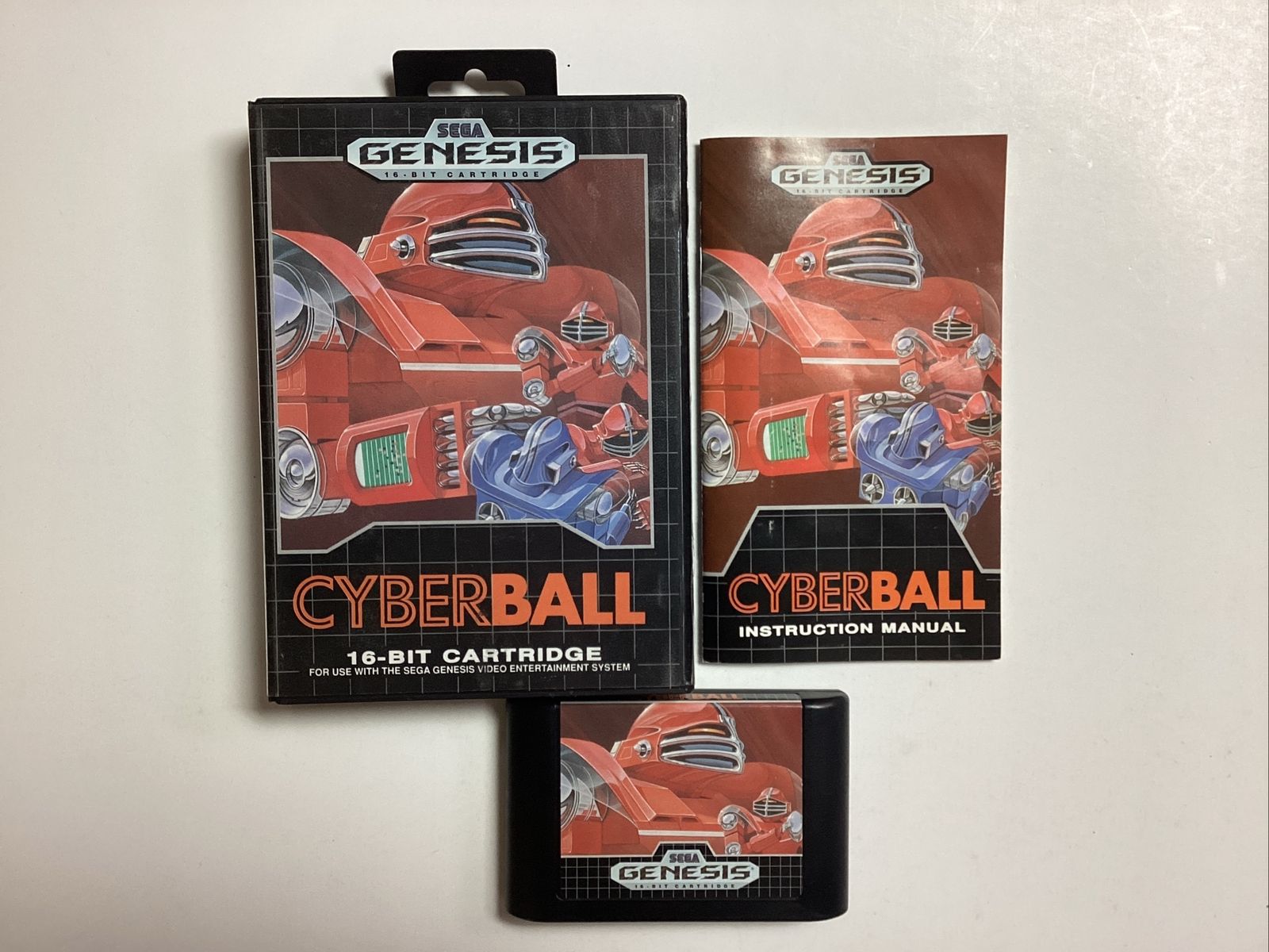 Cyberball- Sega Genesis Complete TESTED CIB A | eBay