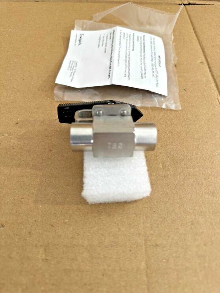 Swagelok SS-43GF4-LH 1/4" NPTF Ball Valve 316 Stainless St 3000PSIG ...