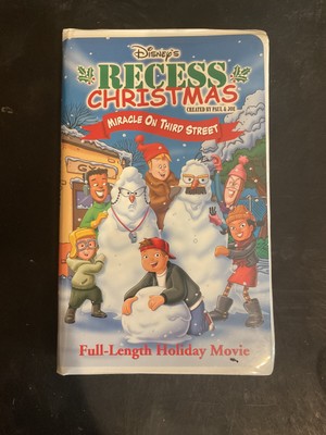 Recess Christmas: Miracle on Third Street VHS Disney Created By Paul ...