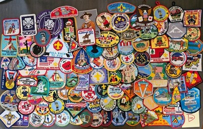 Boy Scouts of America Assorted Art Patch Lot of 100 All Different BSA ...