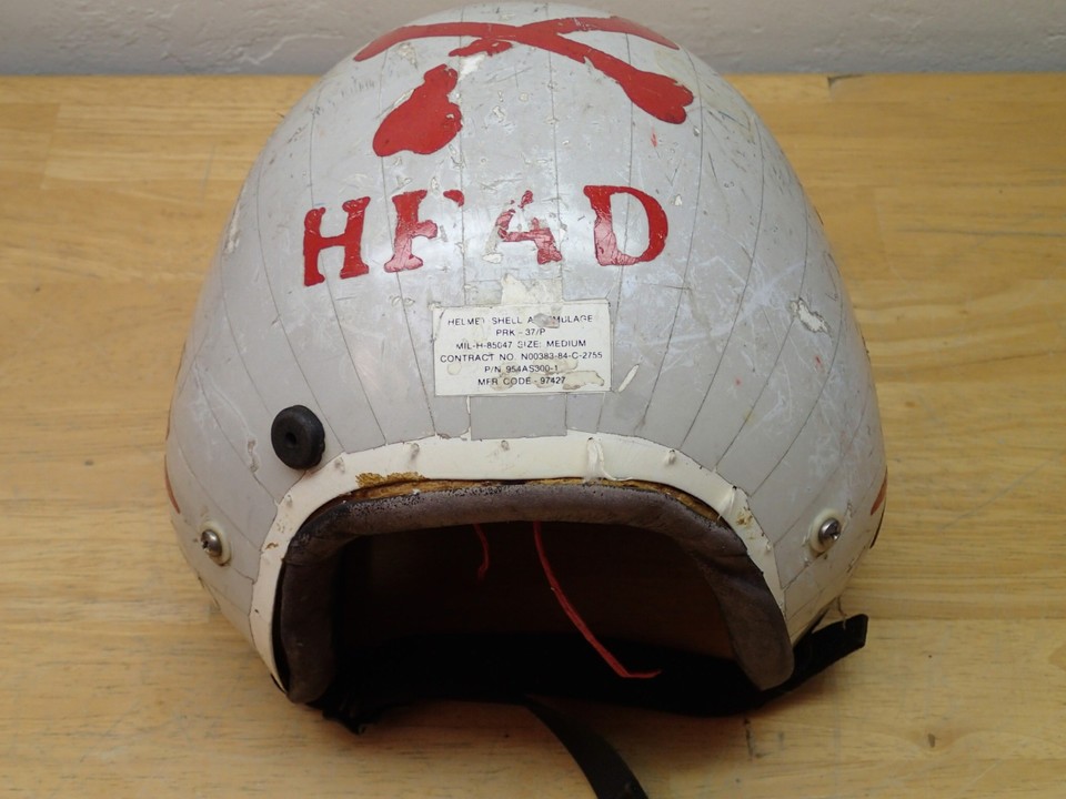 Gentex Vintage PRK-37/P Aircraft Flight Crew Helmet Incomplete Rough ...