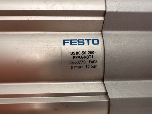 Festo DSBC-50-200-PPVA-N3T1 Pneumatic Cylinder Actuator 12 Bar Max | eBay