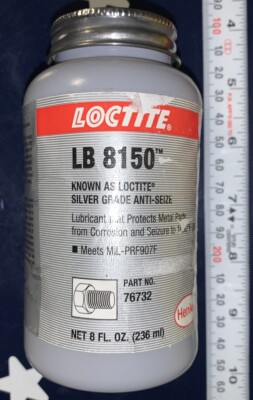 Loctite LB 8150 Silver Grade Anti-Seize 8oz 76732 236mL Brush Top | eBay