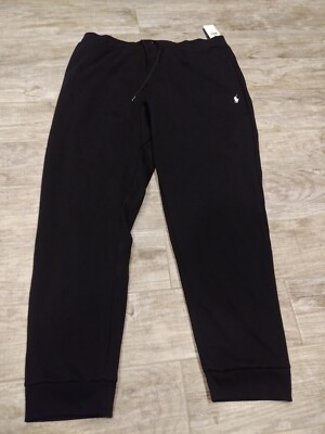 Polo Ralph Lauren Double Tech Sweat Pants 711725239001 Black Men's Size ...