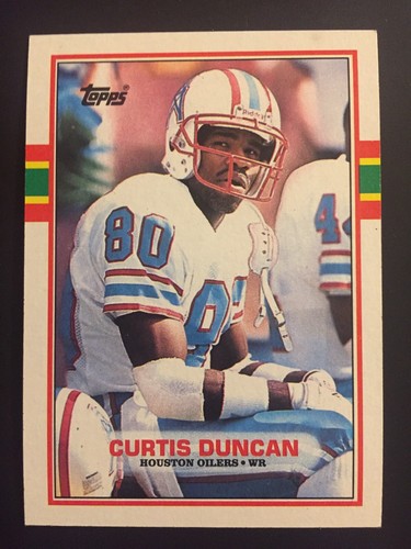 Curtis Duncan 92 Topps 1989 NFL Football Trading Card | eBay