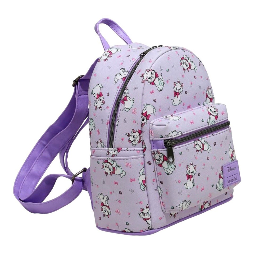 Loungefly NWT Disney The Aristocats Marie Mini Backpack Purple | eBay