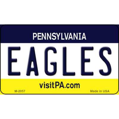 Eagles Pennsylvania State License Plate Tag Magnet M-2057 | eBay