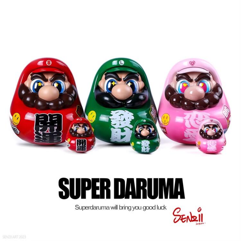 SENZII Studio Super Daruma Mario Resin Collections mini version 9cm | eBay