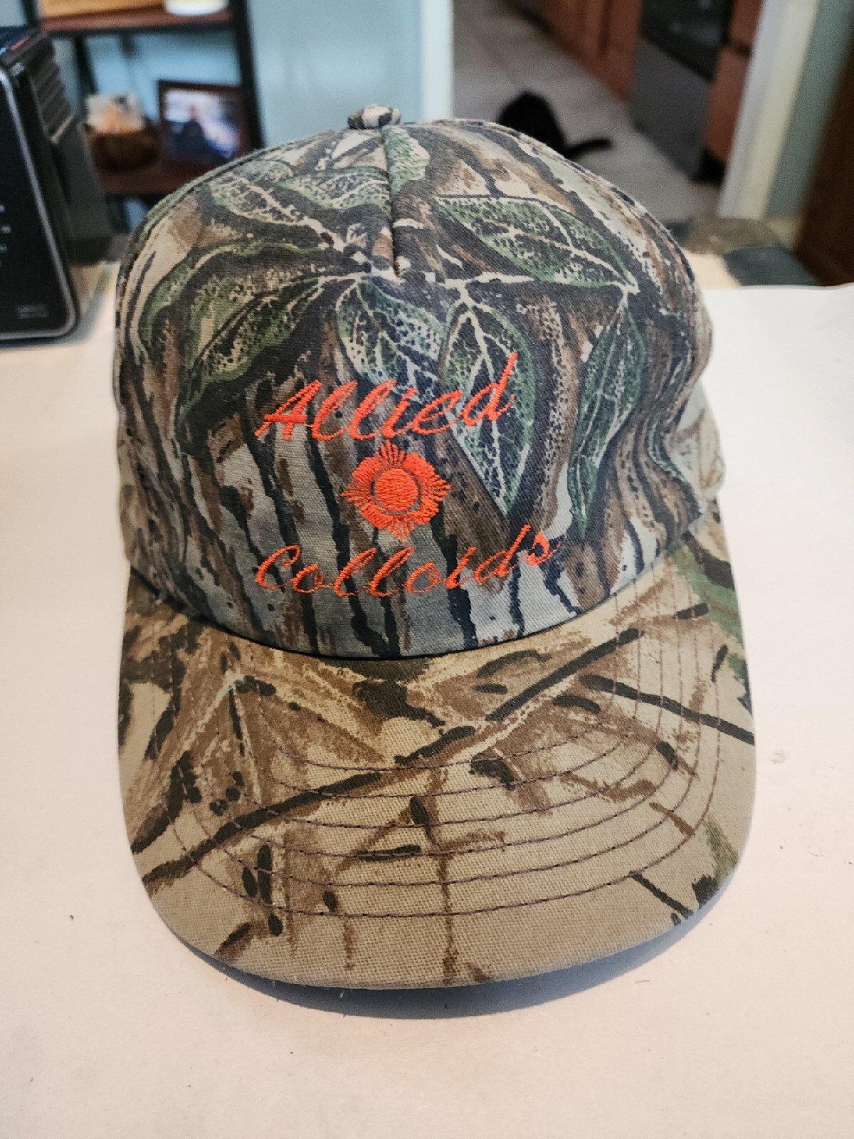 Vintage Allied Colloids Chemical Company Camo SnapBack Trucker Hat Park ...