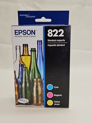 Epson Ink Cartridge 822 Standard Capacity C M Y Check pics for ...