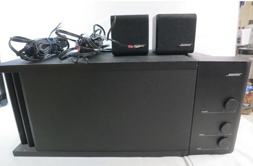 Bose Powered Acoustimass Multimedia System W/ Two Single Speakers Bose ...
