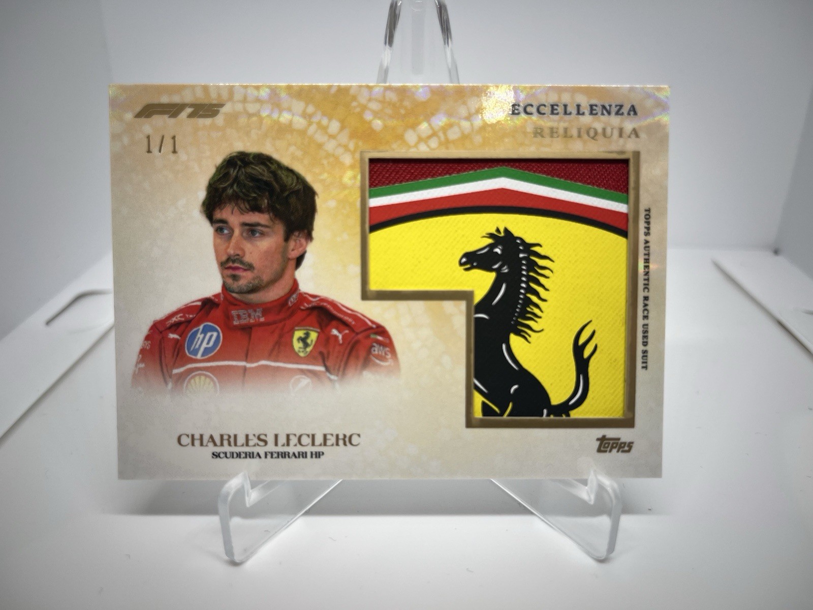 2025 Topps Eccellenza - Charles Leclerc - Relic Race Worn Patch 1/1 ...