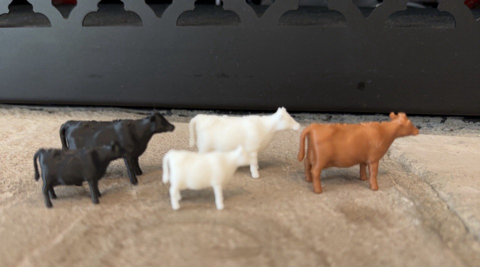 1/64th TOY Cows With Calves - 3D Printed Angus/Red Angus/Charolais Cows ...