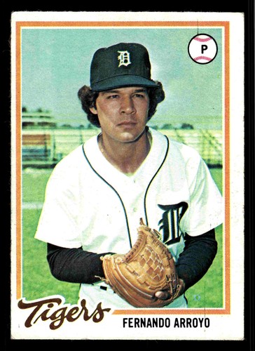 1978 Topps Fernando Arroyo #607 - Detroit Tigers | eBay