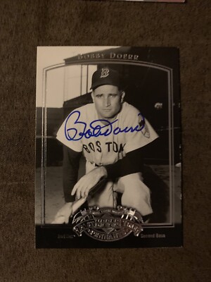 Bobby Doerr Signed Baseball Trading Card Autographed | eBay