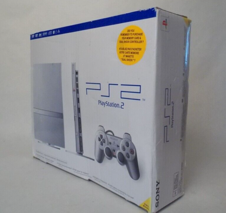 Sony PlayStation 2 Slim Console - Satin Silver for sale online | eBay