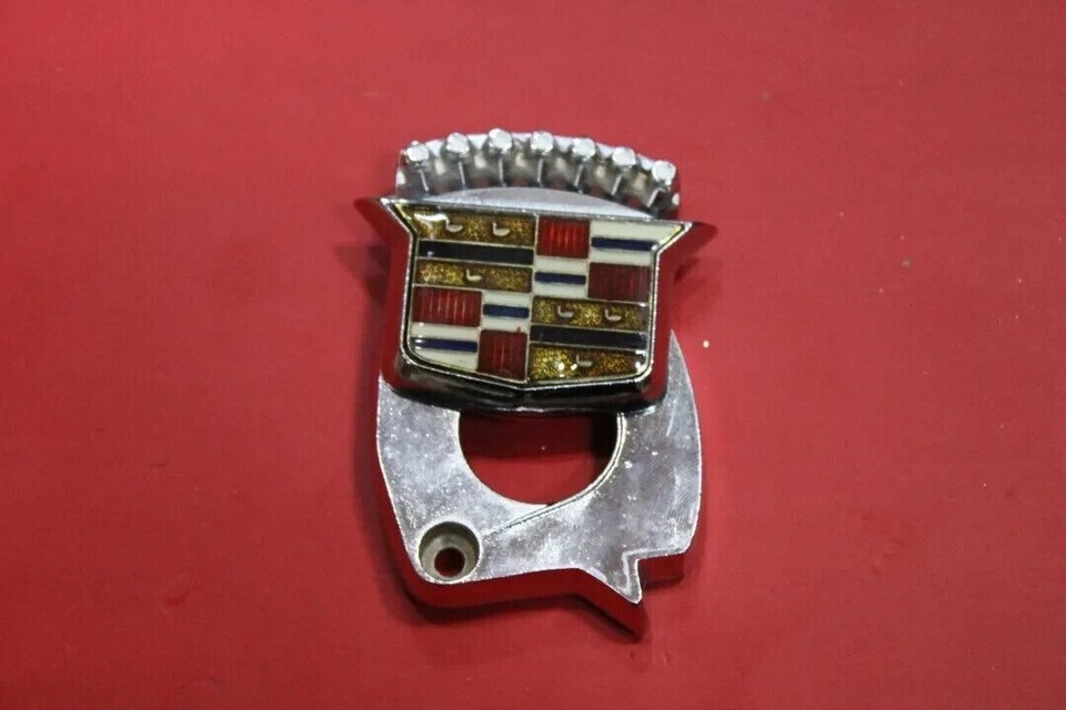 Trunk Lock Cover Emblem 77-92 Cadillac Fleetwood Eldorado Deville ...