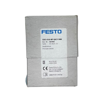 SDE5-D10-NF-Q6E-V-M8 Festo Drucksensor | eBay.de