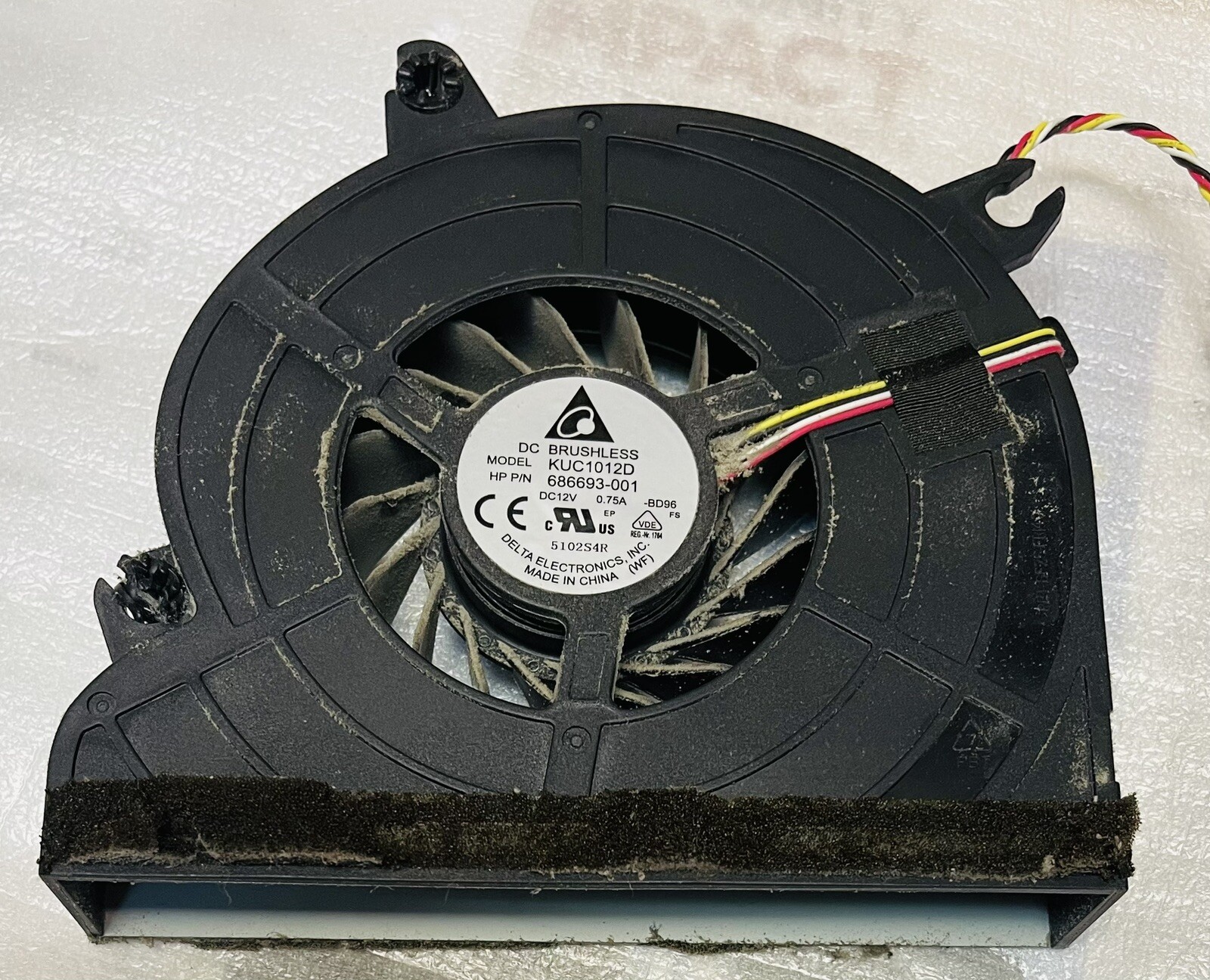 Genuine HP Eliteone 600 800 G1 Fan Model KUC1012D CPU Blower Cooling ...