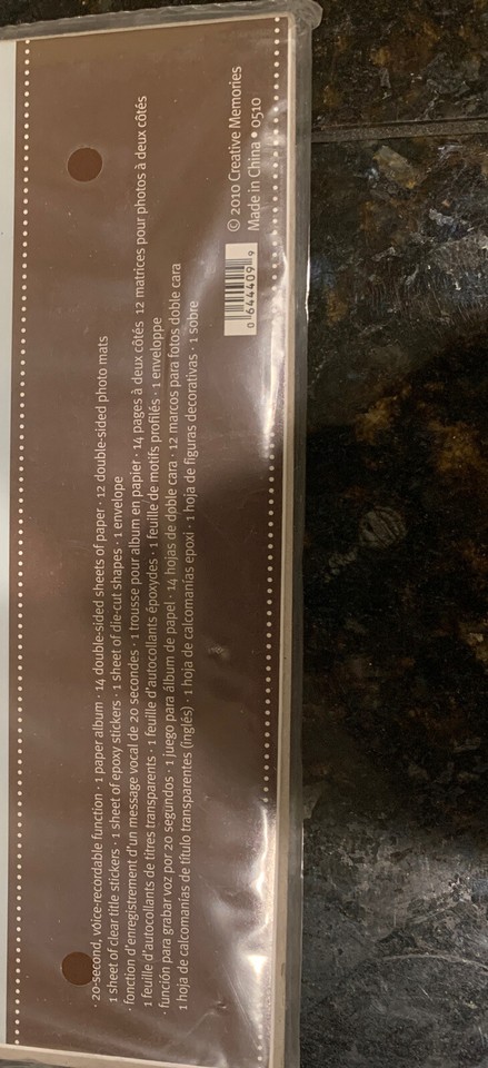 Creative Memories Scrapbook Recordable Paper Album Kit Rugged Everyday ...