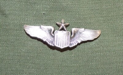Original Vintage USAF Senior Pilot Metal Mess Dress Wings Badge (M-22 ...