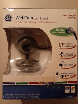 General Electric Company WebCam With Earset 98061 Voice-over Internet ...