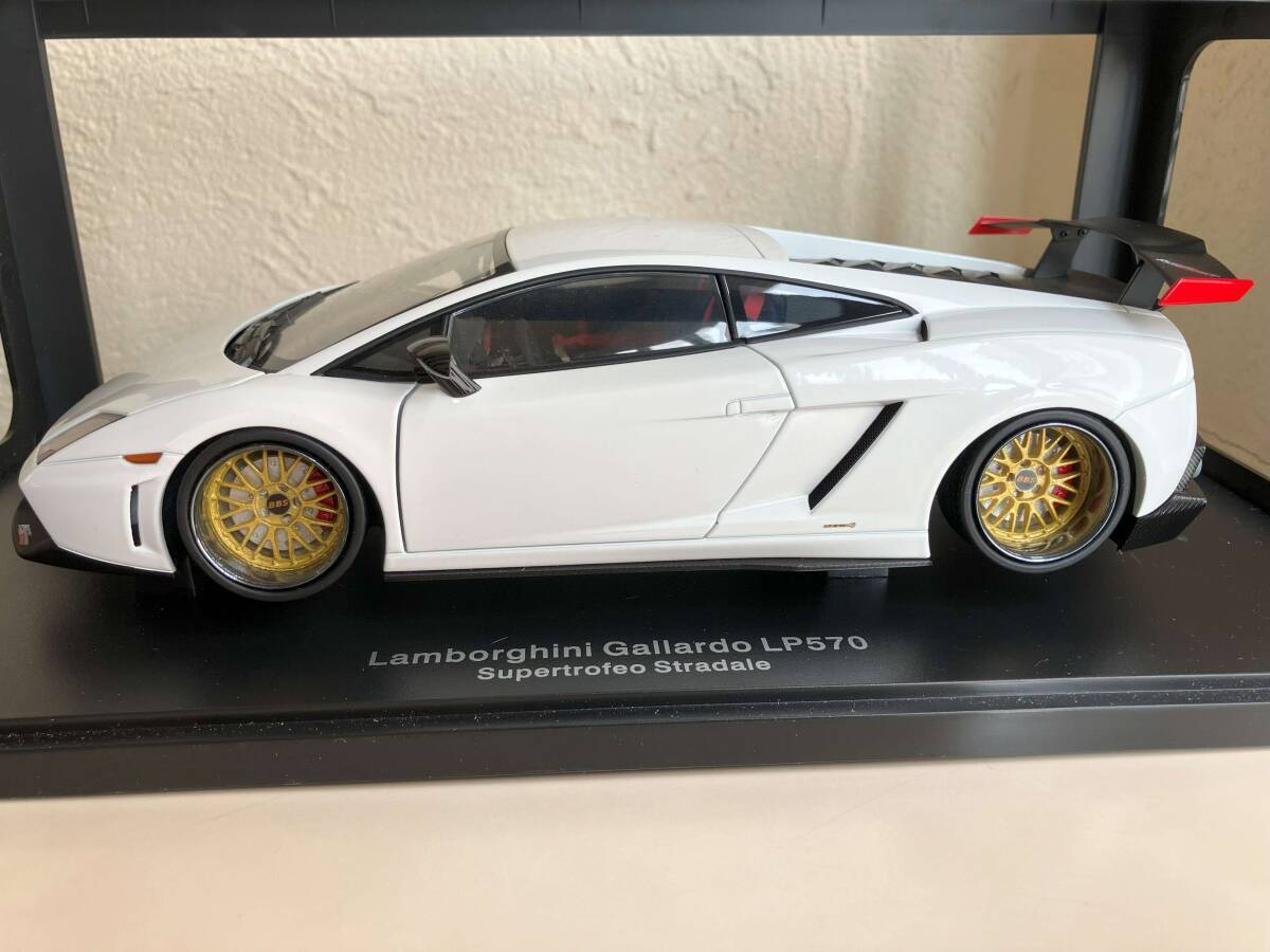 Autoart Lamborghini Gallardo LP570-4 Super Trofeo Stradale 1/18 Custom ...