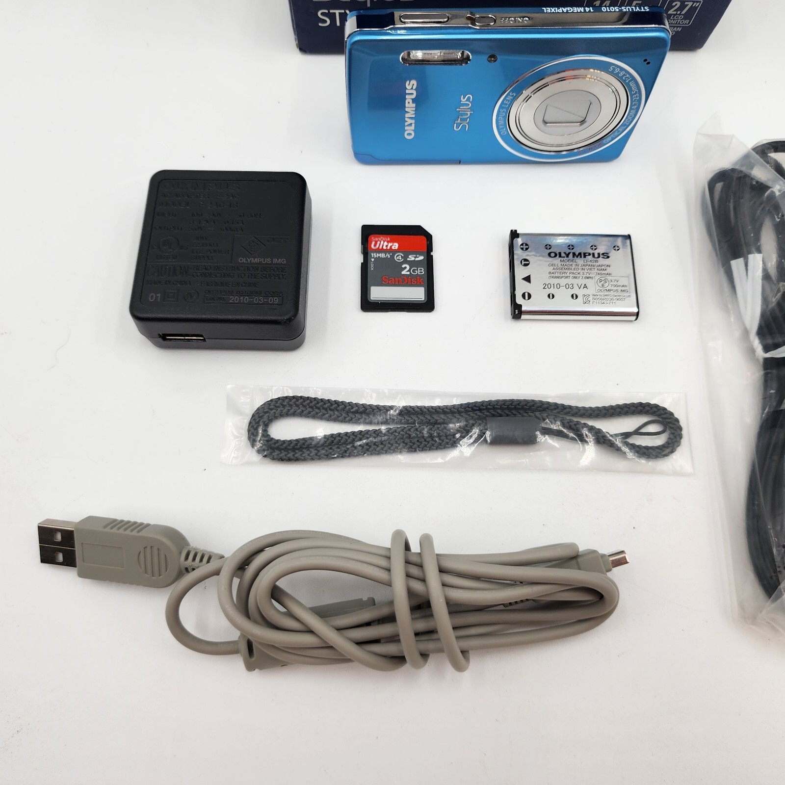 Olympus Stylus 5010 / µ (mju) 5010 14.0MP Digital Camera - Titanium for ...