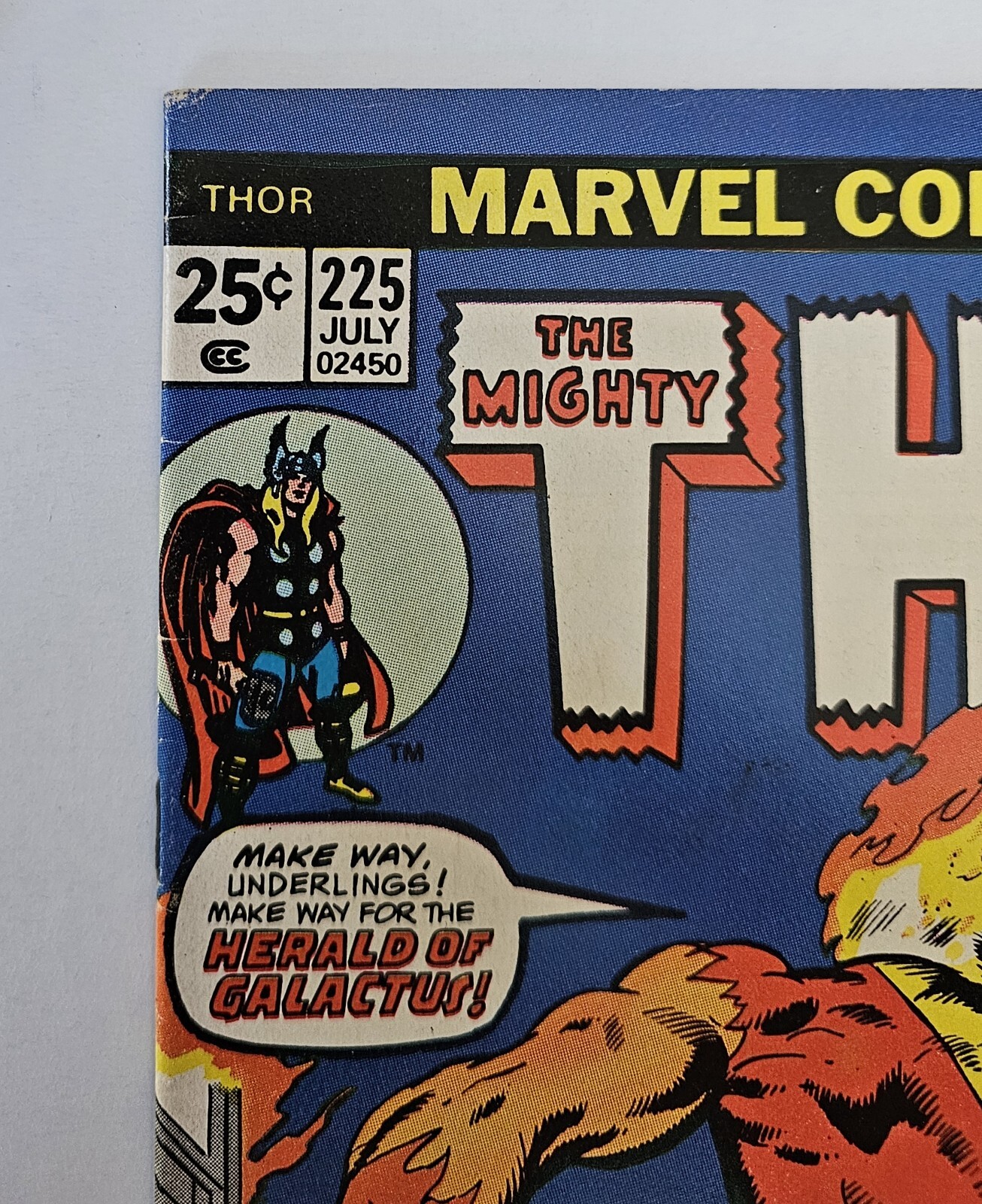THOR #225 1974 8.5 VF+ Key Issue 1st Appearance of Firelord, Marvel ...