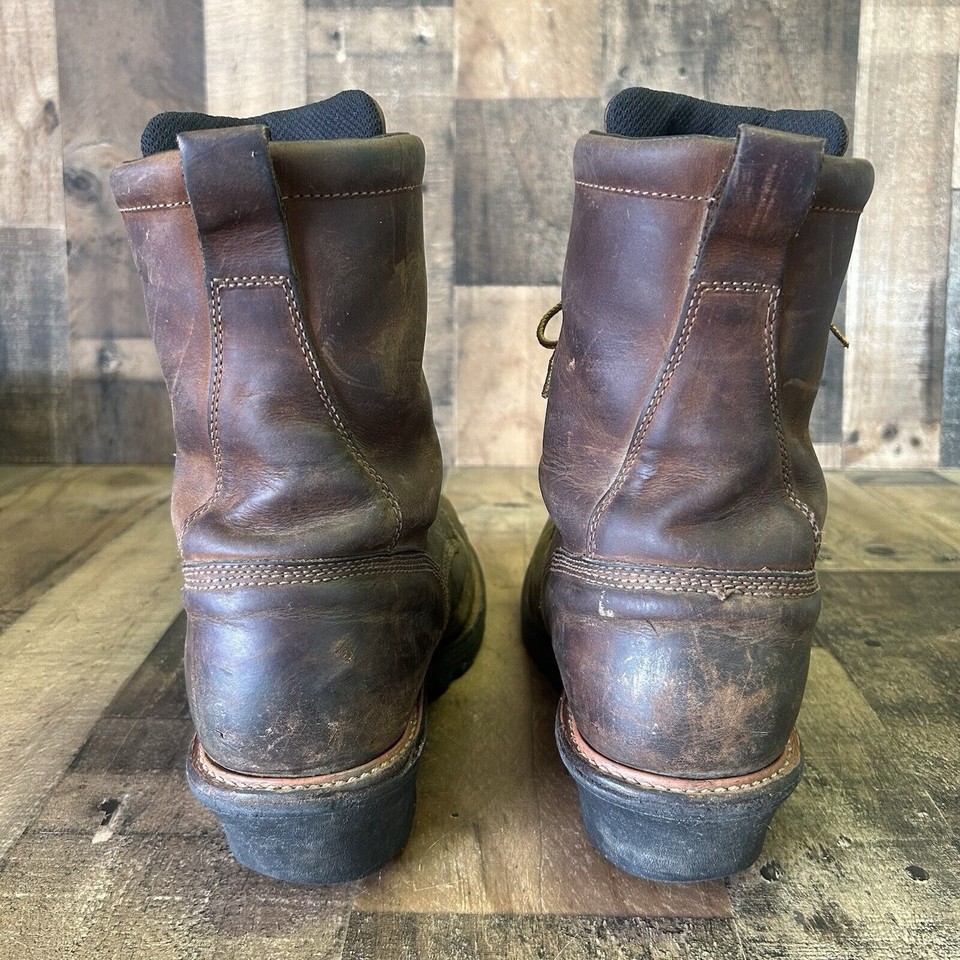 Red Wing 4420 Steel Toe Logger Waterproof Work Boots Mens 10.5 D | eBay