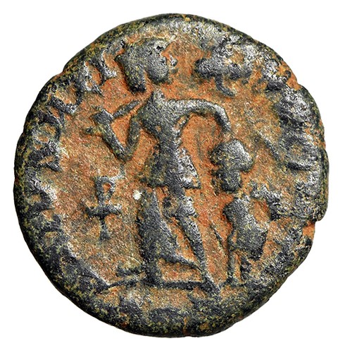 BARBAROUS Roman Coin w COA Dragging Enemy Captive Trophy CERTIFIED ...