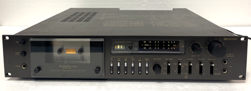 TECHNICS RS-M85 RACK MOUNT CASSETTE/TAPE DECK Tested & Working, see ...