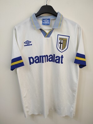 AC PARMA 1993-1995 Parmalat camiseta shirt trikot maillot maglia M | eBay