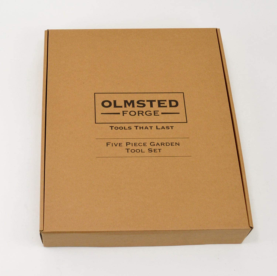 Garden Tool Set, 5 Pieces, Heavy Duty Powder Coated Steel, Cork Handle ...