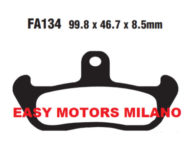 Paire Plaquette de Frein EBC Avant FA134 Gilera Apache 125 1991> | eBay