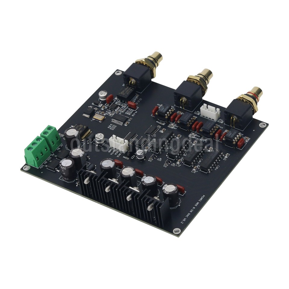 HIFI R2R DAC PCM61 Decoder 4-parallel Differential Design Vinyl Style ...