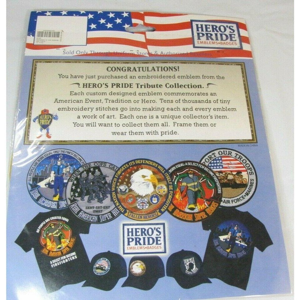 Hero's Pride Air Force Patch Tribute Collection Defenders Freedom 5x5 Inches | eBay