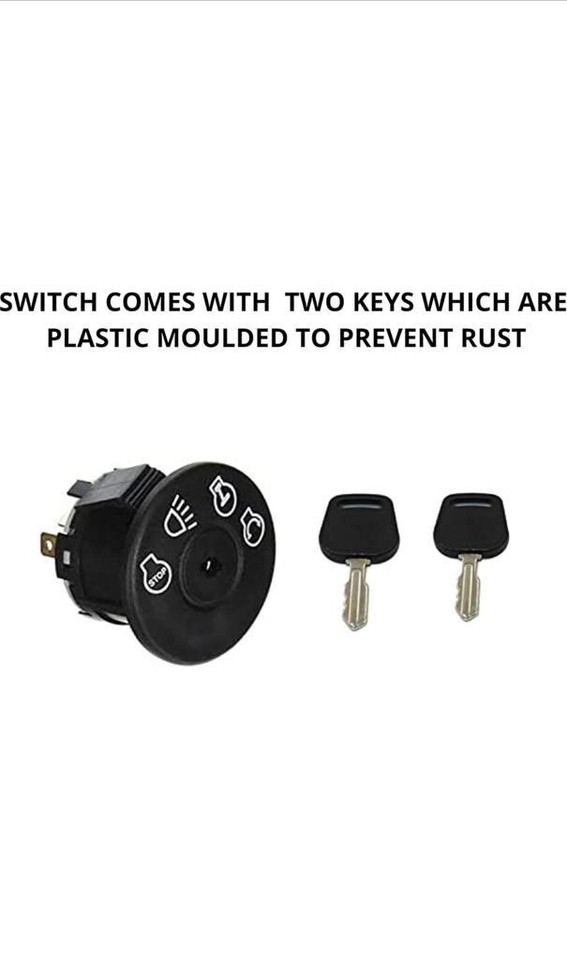 Craftsman Riding Mower Ignition Switch 163968 175566 with two keys | eBay