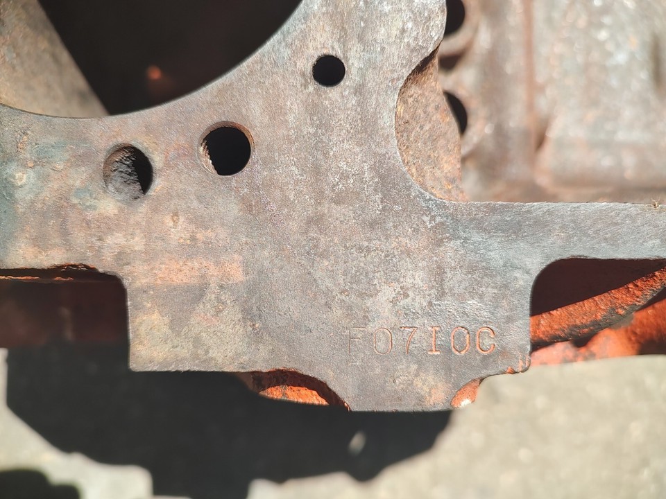 1961 Chevrolet Chevy Corvette 283 Engine Block 3756519 519 C-1-1 STD ...