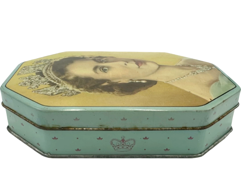 Vintage Queen Elizabeth II 1953 Coronation Tin Metal Box | eBay