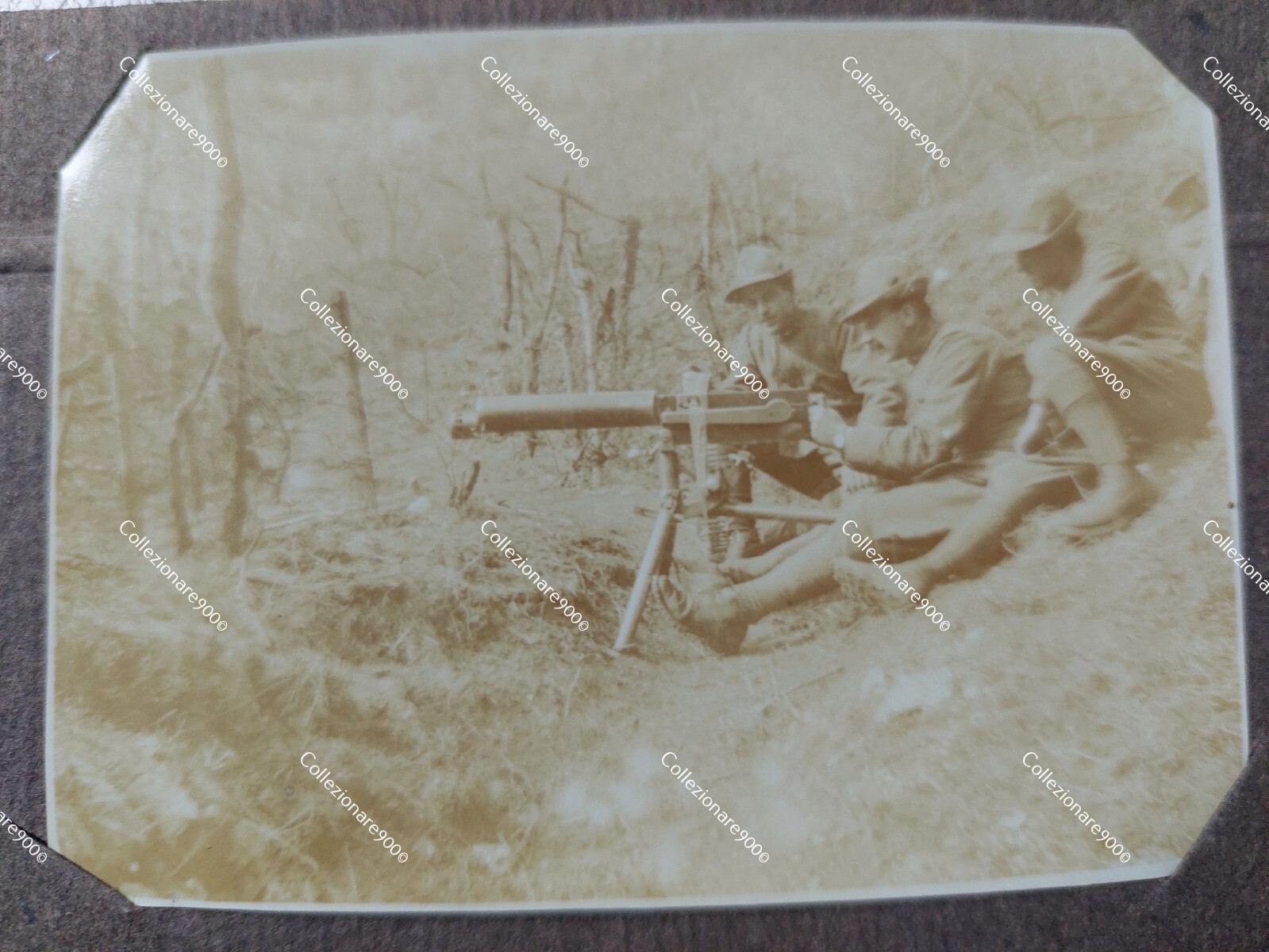CS562) MITRAGLIATRICE MAXIM VIKERS ALPINI WW1 N 2 FOTO ORIGINALI | eBay