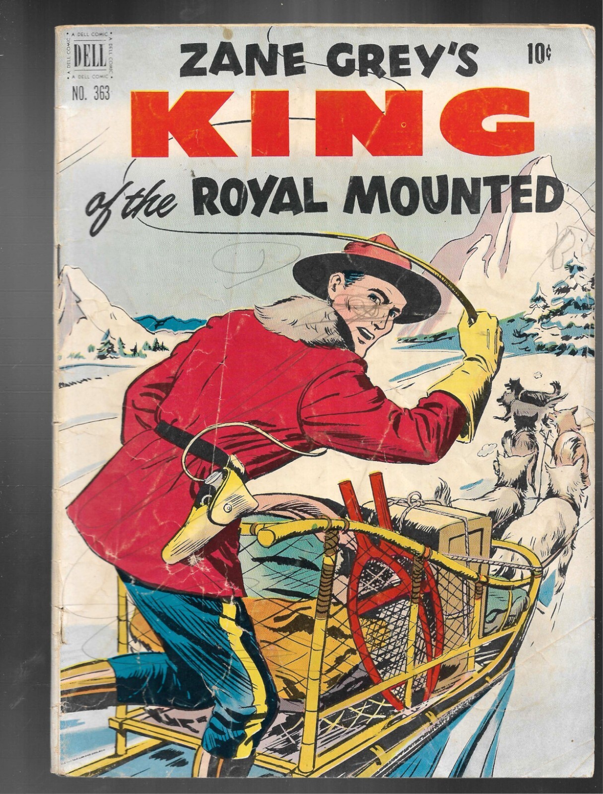 Four Color Comics #363 Dell Comics 1951 Zane Grey's King of the Royal ...