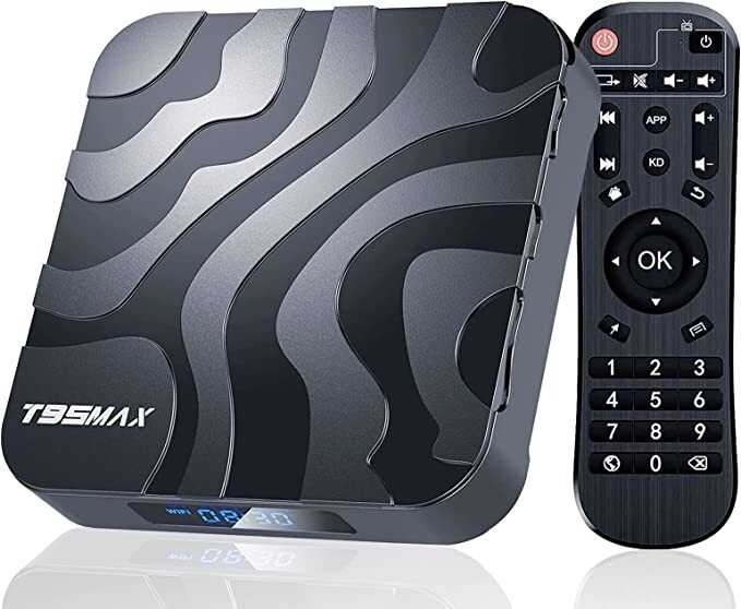 T95 MAX Dual WiFi 4GB/32GB Quad Core 6K Cortex Bluetooth Android 12 TV ...