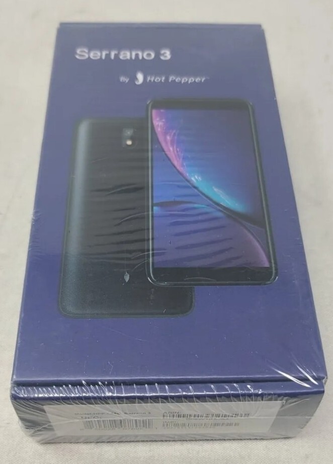 Serrano 3 Hot Pepper Phone Model: HPP-L55B. New- Factory Sealed | eBay