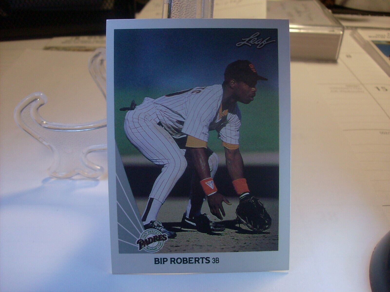 1990 Leaf Baseball #233 - Bip Roberts - San Diego Padres 90-102 | eBay