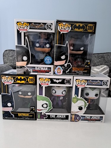 Funko Pop Job Lot Bundle Batman & Joker 80 Years & Exclusive ...
